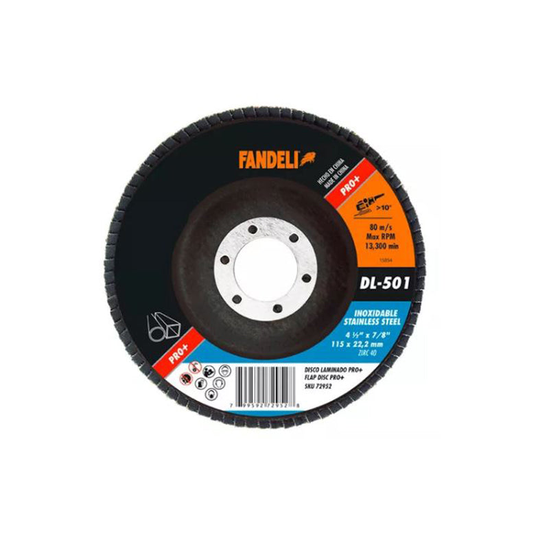 Fandeli Disco laminado 4 1/2" 72952 – OASA Norte (OASA Tijuana)